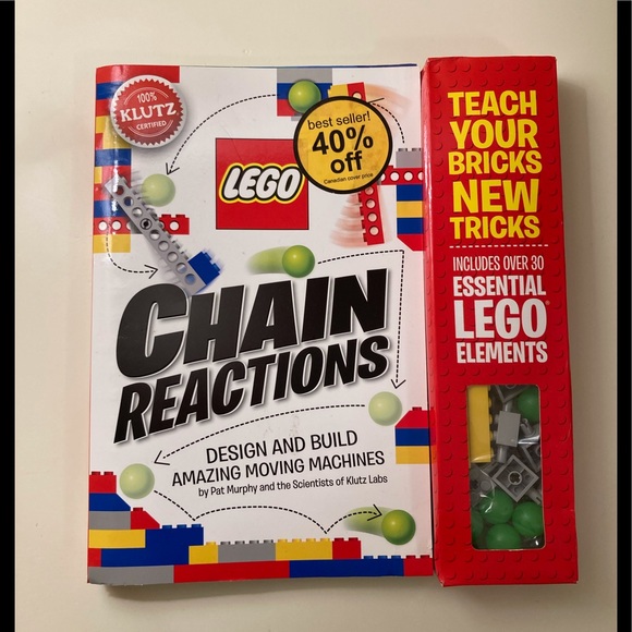 Lego | Toys | Nwt Klutz Lego Chain Reactions Book | Poshmark